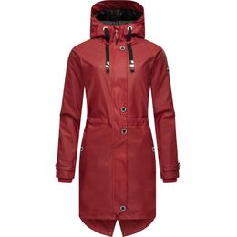 Navahoo Funktionsmantel 'Rainy Flower' Damen Gr&ouml;&szlig;e XL rot