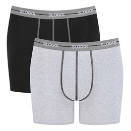 Sloggi Boxershort Herren Gr&ouml;&szlig;e XXL grau / schwarz