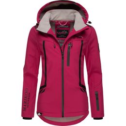 Marikoo Outdoorjacke Damen Gr&ouml;&szlig;e XXL grau / beere / schwarz / wei&szlig; Winterjacke