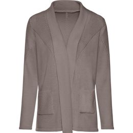 Longstrickjacke