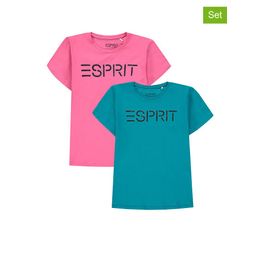 Esprit 2er-Set: Shirts in Mint - 128