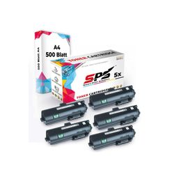 SPS Tonerkartusche Druckerpapier A4 + 5x Multipack Set Kompatibel für Kyocera ECOSYS P