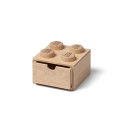 Lego 2x2 Wooden desk drawer - Soap treated oak wood *DEMO*