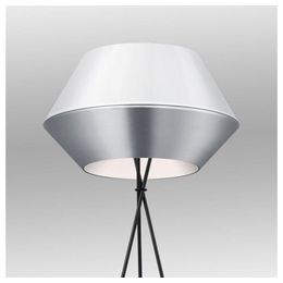 s.luce Stehlampe Individuelle Stehleuchte SkaDa Ø 50cm Aluminium/Weiß
