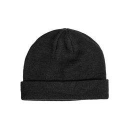 MSTRDS Beanie MSTRDS Accessoires Short Cuff Knit Beanie (1-St), schwarz