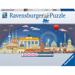 Ravensburger Puzzle Nachts in Berlin, 1000 Puzzleteile, Made in Germany; FSC®- schützt Wald - weltweit, bunt