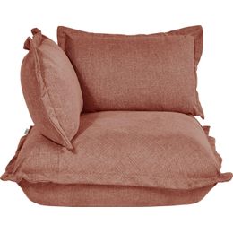 Tom Tailor HOME Sofa-Eckelement Cushion, im lässigen Kissenlook, mit softer Kaltschaumpolsterung, rosa
