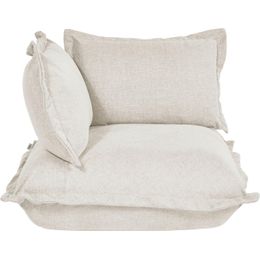 Tom Tailor HOME Sofa-Eckelement Cushion, im lässigen Kissenlook, mit softer Kaltschaumpolsterung, weiß