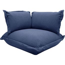 Tom Tailor HOME Sofa-Eckelement Cushion, im lässigen Kissenlook, mit softer Kaltschaumpolsterung, blau