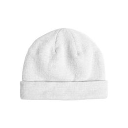 MSTRDS Beanie MSTRDS Accessoires Short Cuff Knit Beanie (1-St), weiß