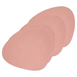 LindDNA - Tischset Curve L, Nupo rose (4er-Set)