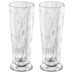 Koziol - Club No. 11 Weizenbierglas 0.5 l, crystal clear (2er-Set)