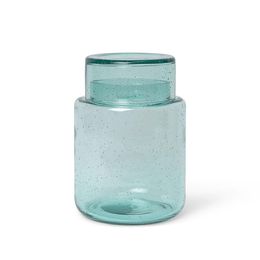 ferm LIVING - Oli Glasbehälter, Ø 13,8 cm, grün