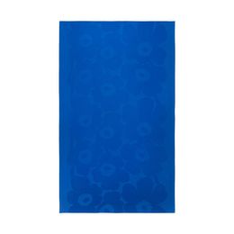 Marimekko - Unikko Tischdecke, 140 x 250 cm, dunkelblau / blau