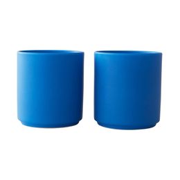 Design Letters - The Mute Favourite Porzellan Becher, 250 ml, kobaltblau (2er-Set)