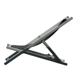 Jan Kurtz - Rimini Deckchair, Aluminium / schwarz