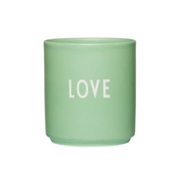 Design Letters - AJ Favourite Porzellan Becher, Love / green bliss