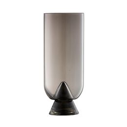 AYTM - Glacies Vase Ø 10,6 x H 23,5 cm, schwarz