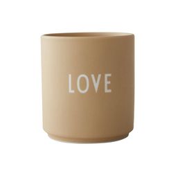 Design Letters - AJ Favourite Porzellan Becher, Love / beige