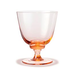 Holmegaard - Flow Trinkglas mit Fuß 35 cl, rosa