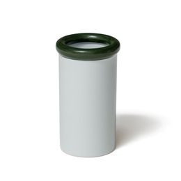 40Nine NINE - ROD Vase, Ø x H 12,3 x 21,5 cm, dunkelgrün / hellblau