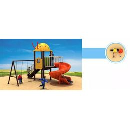 JVmoebel Spielturm Kinderspielplatz mit Rutschen und Schaukeln Unterhaltung für Kinder