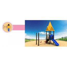 JVmoebel Spielturm mit Rutsche Schaukeln Outdoor Unterhaltung für Kinder