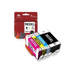 Toner Kingdom 903 Drucker für HP 903 XL Multipack Officejet Pro 6950 6960 6970 Tintenpatrone (OfficeJet 6950 6951 Pro 6960 6970 6974)