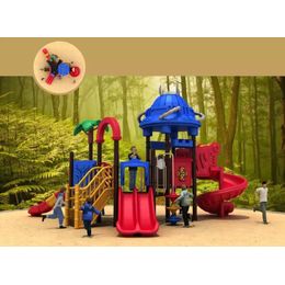 JVmoebel Spielturm mit Rutsche Kletterturm Kinder Spielhaus Spielplatz Neu
