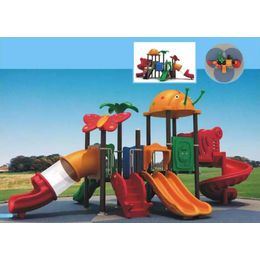 JVmoebel Spielturm mit Rutsche Dschungel Stil Spielplatz Unterhaltung für Kinder