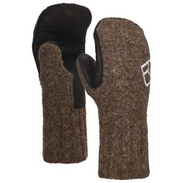 Ortovox - Classic Wool Mitten Leather - Handschuhe Gr Unisex S braun