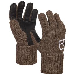 Ortovox - Classic Wool Glove Leather - Handschuhe Gr Unisex S braun