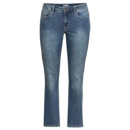 sheego Große Größen: Bootcut-Stretch-Jeans MAILA, blue Denim, Gr.92