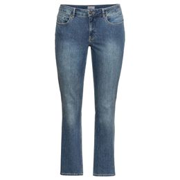 sheego Große Größen: Bootcut-Stretch-Jeans MAILA, blue Denim, Gr.56