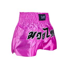 BAY-Sports Sporthose Muay Thai Kick Hose Shorts Thaiboxhose Thaiboxen MMA kurz Kickboxen (kurze Hose