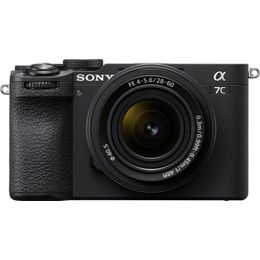 Sony Alpha 7C II Systemkamera (FE 28-60mm f4-5.6, 33 MP, Bluetooth, WLAN), schwarz