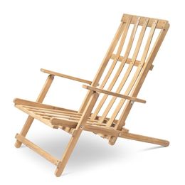 Carl Hansen - BM5568 Liegestuhl, Teak unbehandelt