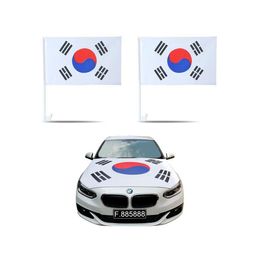 Sonia Originelli Fahne Auto-Fan-Paket Südkorea South Korea Außenspiegel Motorhaubenüber