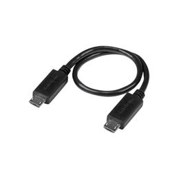 StarTech.com 8in USB OTG Cable Micro USB to Micro USB M/M - USB cable - 20.32 cm