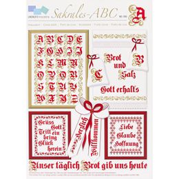 buttinette Stickvorlage "Sakrales ABC"