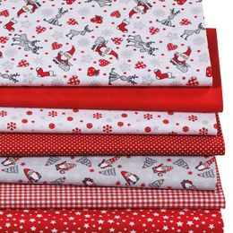 buttinette Patchwork- und Quiltpaket "Weihnachten", rot/weiß