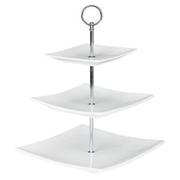 buttinette Etagere, 3-stöckig, 36 cm hoch