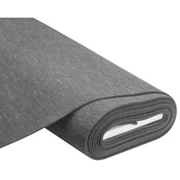 buttinette Textilfilz, Stärke 4 mm, grau-melange