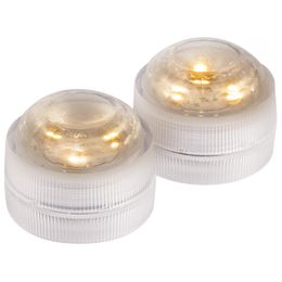 buttinette LED Lichter, 3 cm Ø, 4 Stück