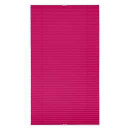 LICHTBLICK Plissee Klemmfix, ohne Bohren, verspannt - Fuchsia, 45 cm x 130 cm (B x L)