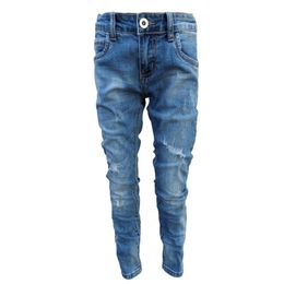 Family Trends Bequeme Jeans im Destroyed-Look, blau