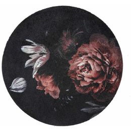 MD-Entree Md Entree Universal Eingangsmatte - Teppichmatte - Küchenteppich: bella rosa, ø 100 cm