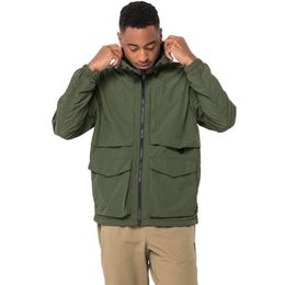 Jack Wolfskin Outdoorjacke LIGHTSOME WANDER JKT M Winddicht, grün