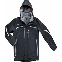 Soft-Shell Winterjacke, Gr.XL black-grey - black-grey - Excess