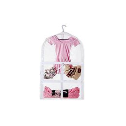 Rutaqian Kleidersack 3 Stück Kleidersack 90 x 60 cm Transparente PVC Kleidersäcke (Kinder Tanzkostümtasche mit Taschenreißverschluss